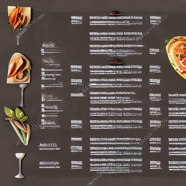 Menu - Taste of Colombo